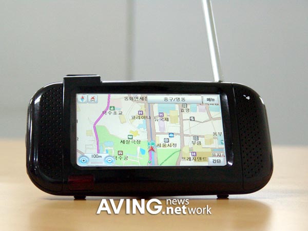 Portable ‘T-DMB Car Navigation with BWS & TPEG service