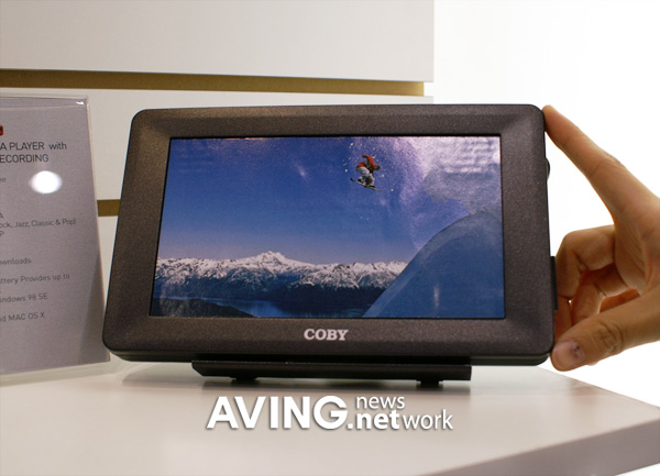 COBY, 7-inch TFT PMP 7040 with 40GB HDD