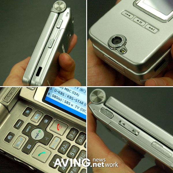 Samsung double-folder T-DMB Phone ‘SPH-B3100’ which allows you to open the folder in two ways