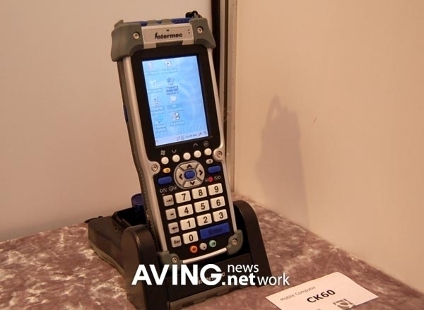 Intermec presents its rugged barcode scanner 'CK60' at Networkers 2006