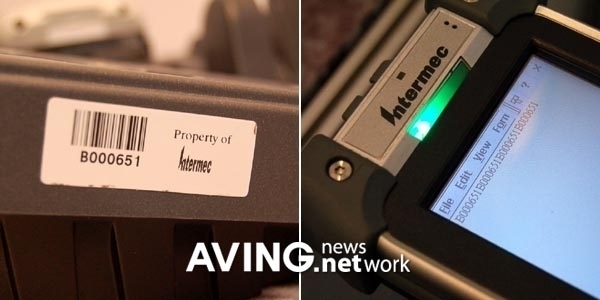 Intermec presents its rugged barcode scanner 'CK60' at Networkers 2006