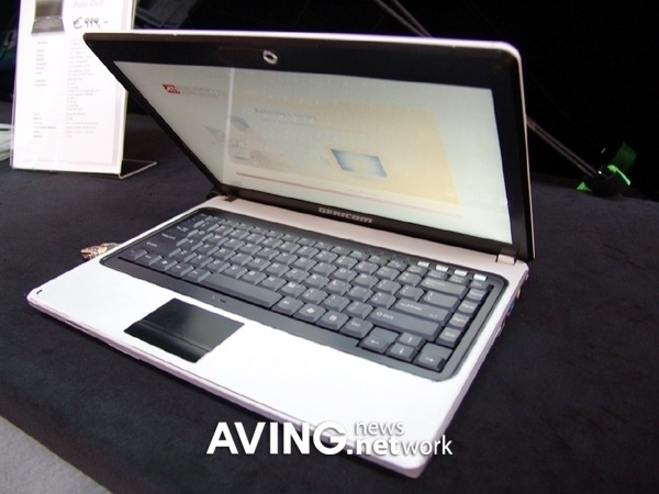 Take a look at Austrian notebook 2-Gericom 'Polo Duo'