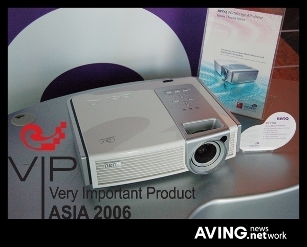BENQ DLP Home theater projector 'PE7700' equipped with 6 color wheel
