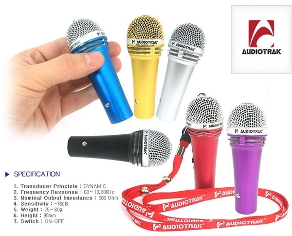 Audiotrack presents a portable mini mike 'ATM-60'