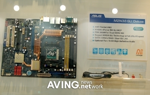 ASUS Showcased Intel Broadwater and AMD M2 Platform Motherboards at ...