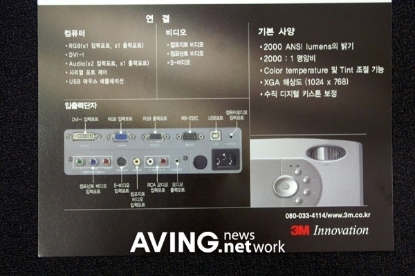 3M to present its new DLP projector 'ED5X' with various connectors