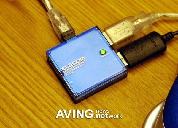 small square-shape 4 USB ports with the speed of 480Mbps