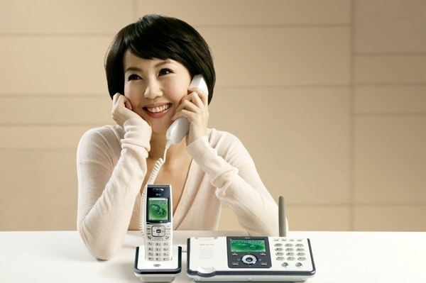 Wired/wireless telephone delivers up-do-date weather forecast