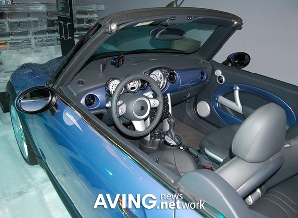 Cool blue MINI Cooper S Convertible