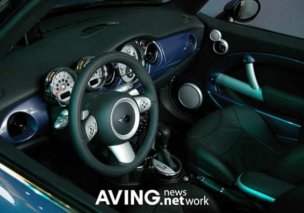 Cool blue MINI Cooper S Convertible