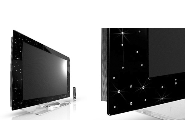 New LCD TV with 160 real diamonds