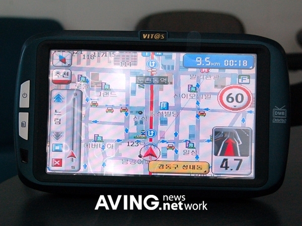 7-inch DMB navigation with PIP feature