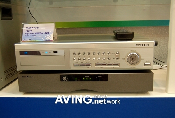 AVTECH to display high capacity 16-channel DVR 'AVD717C'