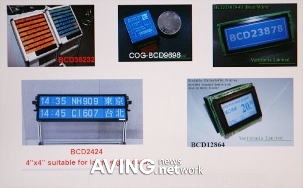 Self-radiant 'BCD(Bistable Cholesteric Displays)'