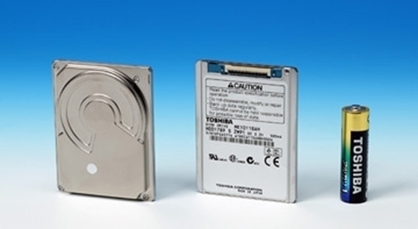 Toshiba to announce a new 100GB 1.8-inch HDD