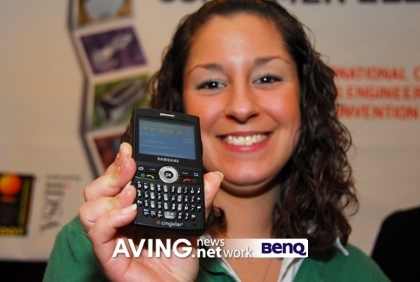 Samsung's most popular cellular phone in 2006 'Blackjack'