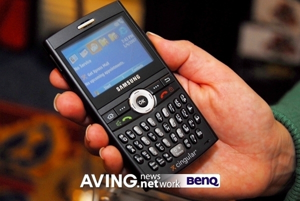 Samsung's most popular cellular phone in 2006 'Blackjack'