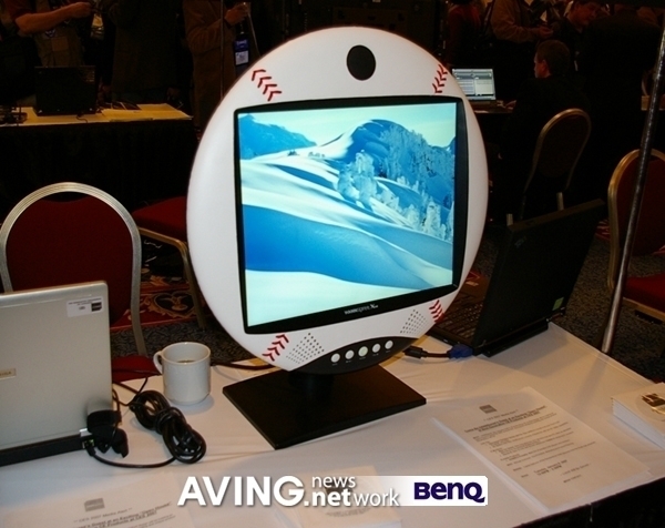 [CES Unveiled] Baseball shaped LCD monitor made with real baseball ...