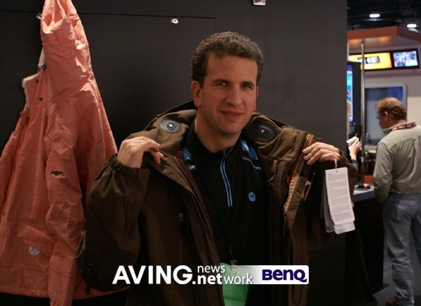 Motorola to display a jacket with built-in Bluetooth enabled audio player