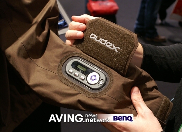 Motorola to display a jacket with built-in Bluetooth enabled audio player