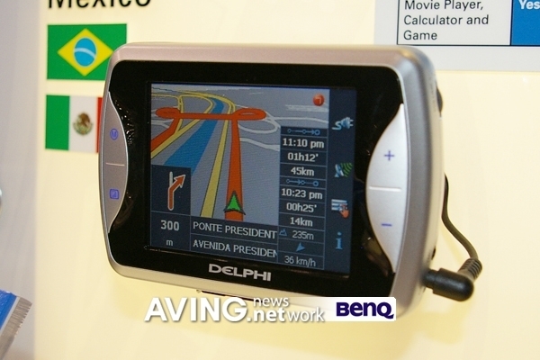 Delphi to present 3.5-inch portable navigation