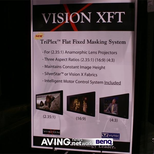 VUTEC presented its new 'TriPlex Flat Fixed Masking System'