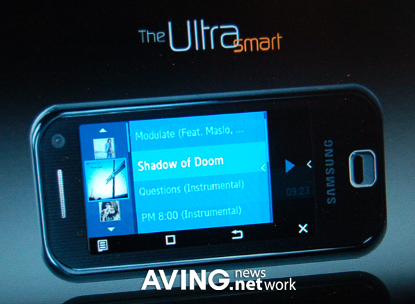 [3GSM-Samsung] Ultra Smart F700 equipped with full touchscreen and ...