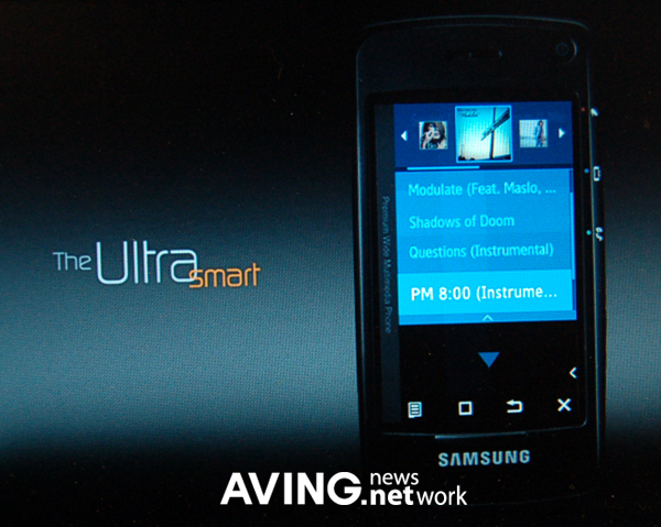 [3GSM-Samsung] Ultra Smart F700 equipped with full touchscreen and ...