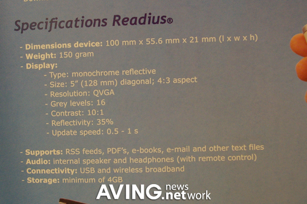 Polymer Vision to unveil flexible e-book