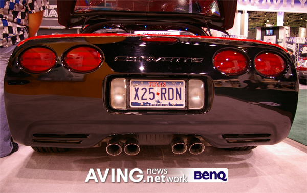 [CES 2007 Tuning Car Series] Red-color tuning Corvette convertible