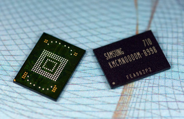 Samsung starts to ship 8GB flash memory samples