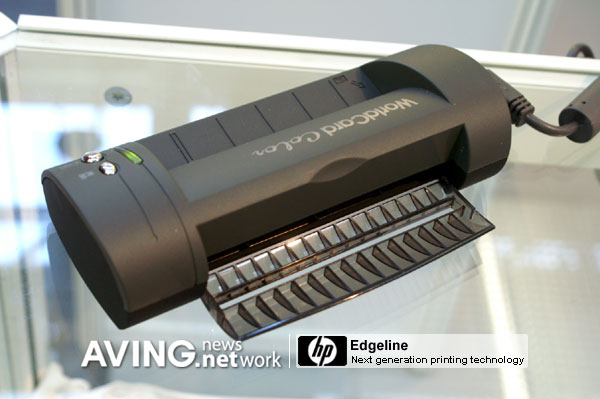 A business card scanner ‘WorldCard color’ recognizing 13 languages