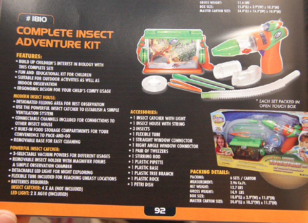 Insect collecting tools for kids 'Insect Adventure Kit'