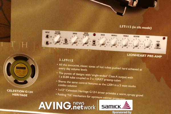 Laney to present its 40th anniversary model 'Lionheart'