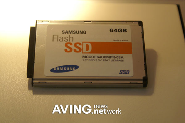 Samsung to announce the mass production of 1.8-inch 64GB SSD