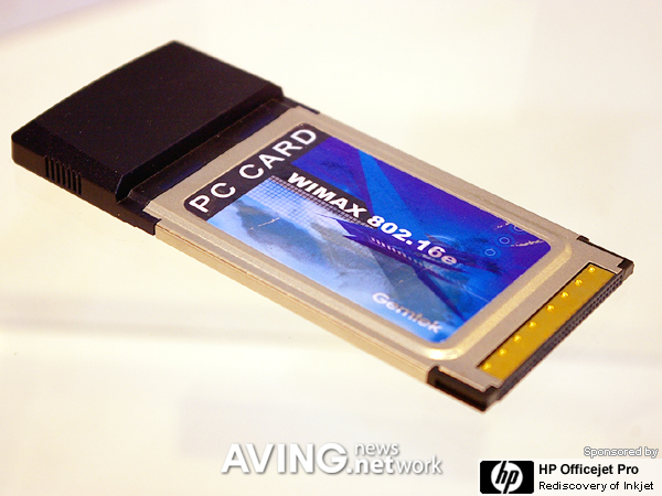 Gemtek to present its WiMAX pc card