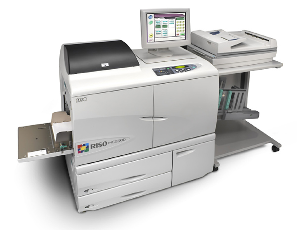 RISO inkjet printer 'HC5500' featuring print speed of 120ppm