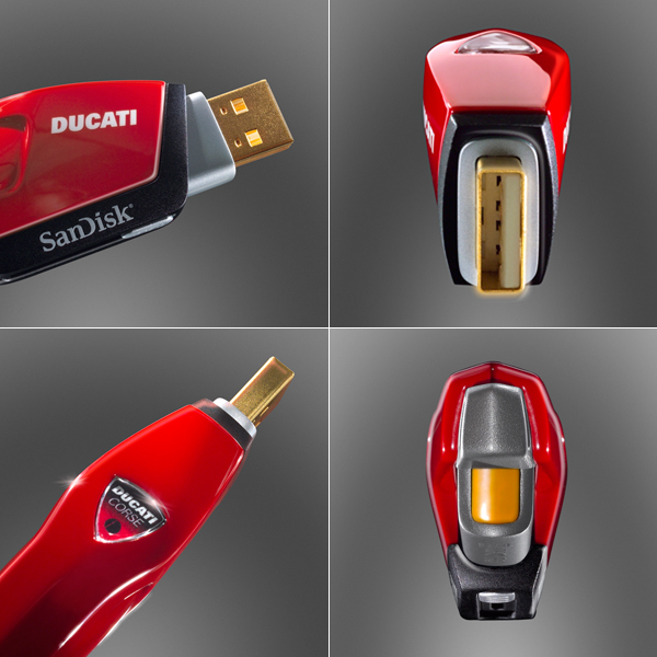 SanDisk USB flash drive to wear Ducati motorcycle design