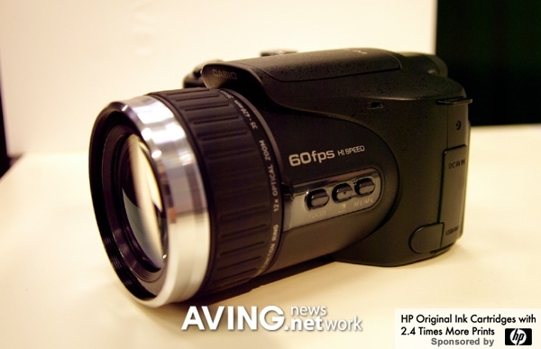 Casio's first prototype digital camera supporting 60fps