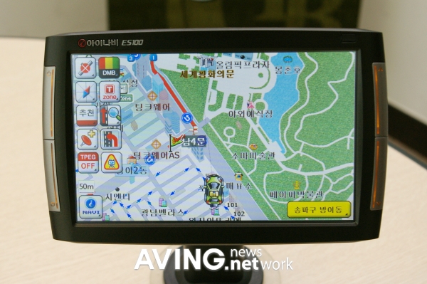 Thinkware introduced new 7-inch DMB navigation 'i-navi ES 100' in Korea