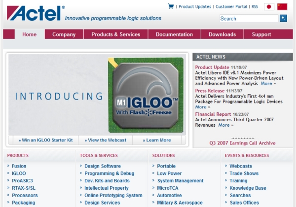 Actel to release Libero IDE with new power-driven layout