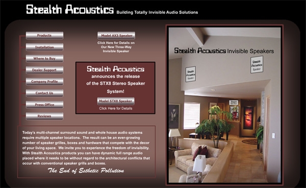 Stealth Acoustics expects to launch its invisible speaker 'AX3'