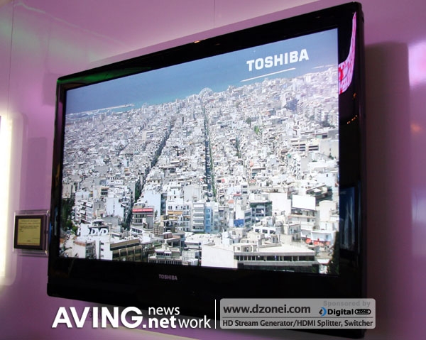 Toshiba introduces the 2008 LCD TV AV500 series at CES 2008