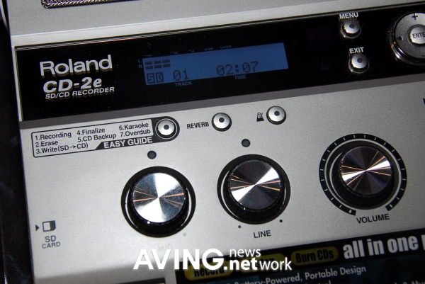 Roland announces its new CD-2e SD/CD recorder