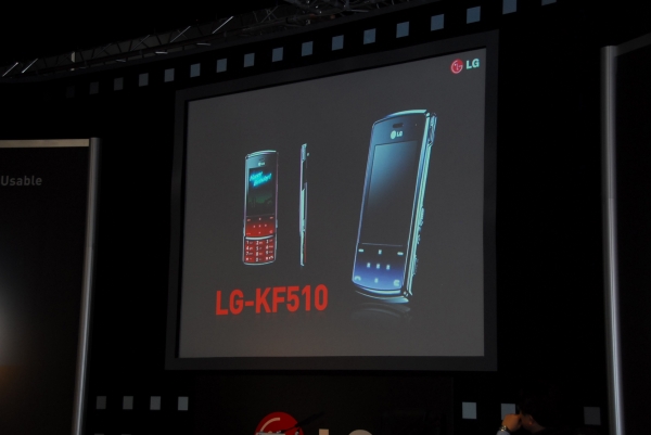 [LG Press Conference] Stylish and fashionable phone 'LG-KF510'