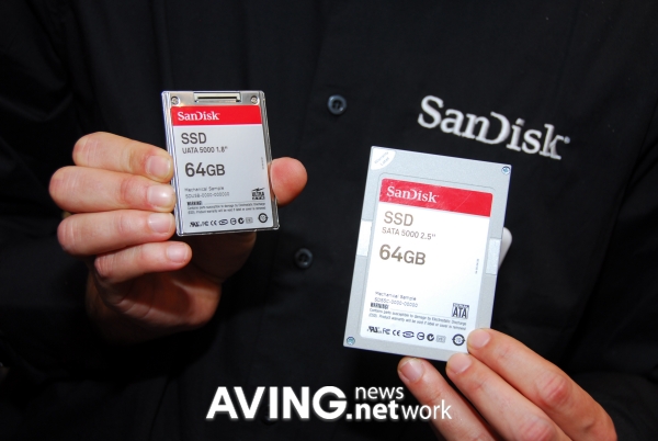 SanDisk to present its two new 64GB SSD models