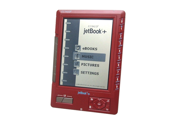 New portable e-book reader 'jetBook' aimed at Amazon's 'Kindle'