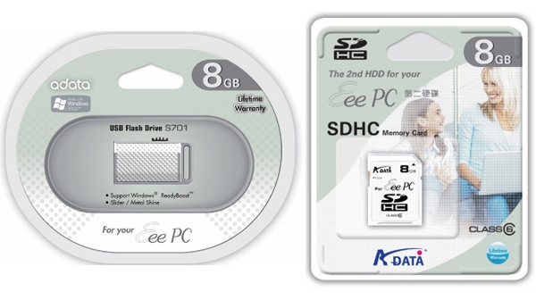 A-Data to introduce the 8GB special edition USB drive designed for Eee PC