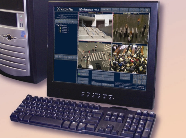 Vicon showed its digital video management SW 'ViconNet 5.0' at ISC West