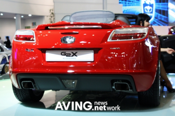 GM Daewoo to present its 2-passenger open car 'G2X'